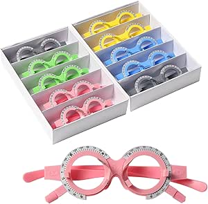Amazon.com: Dhoptical Optometry Trial Frame Set, 52mm - 70mm, 4 Insert ...
