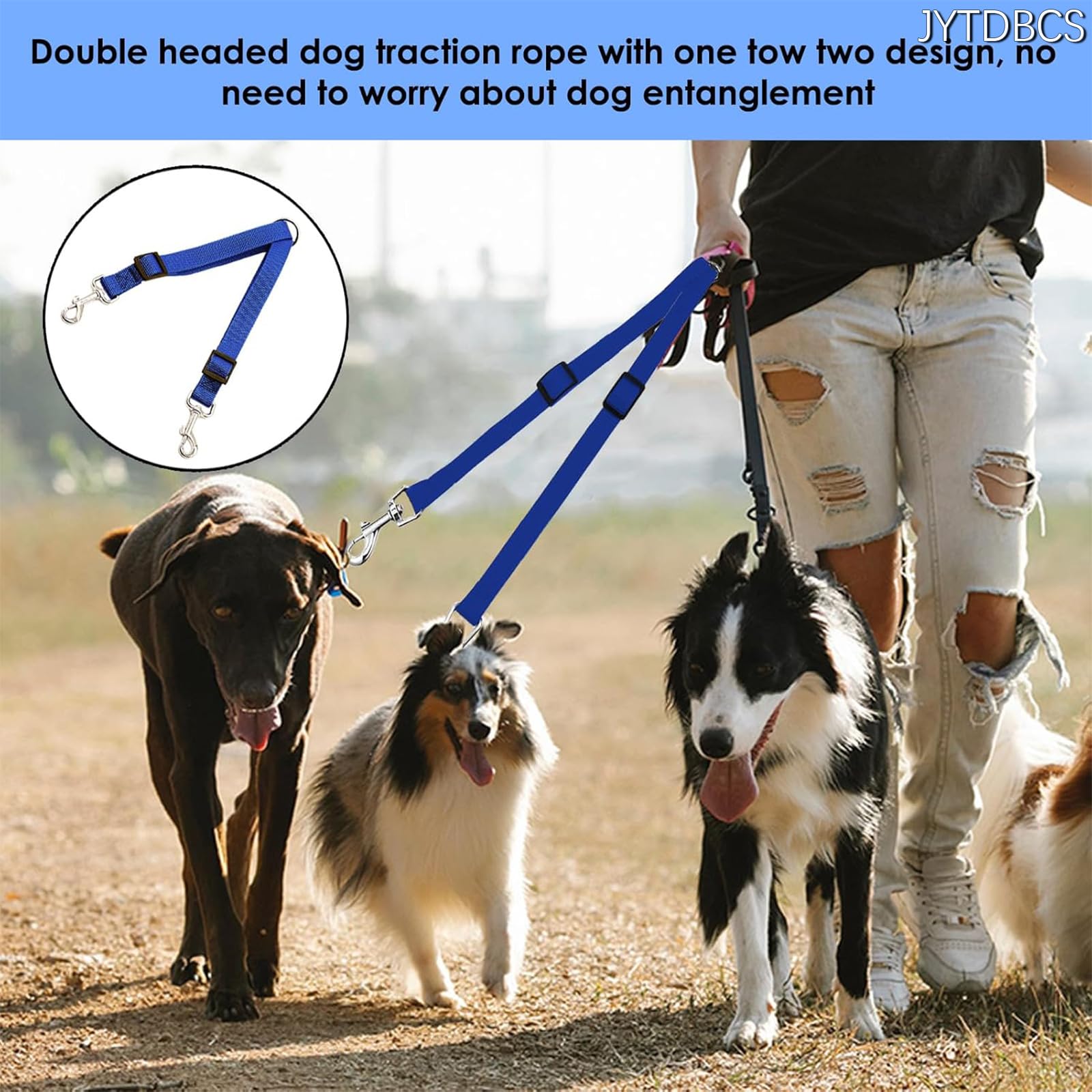 Double Dog Lead,Double Ended Dog Lead For Harness,Double Dog Lead For ...