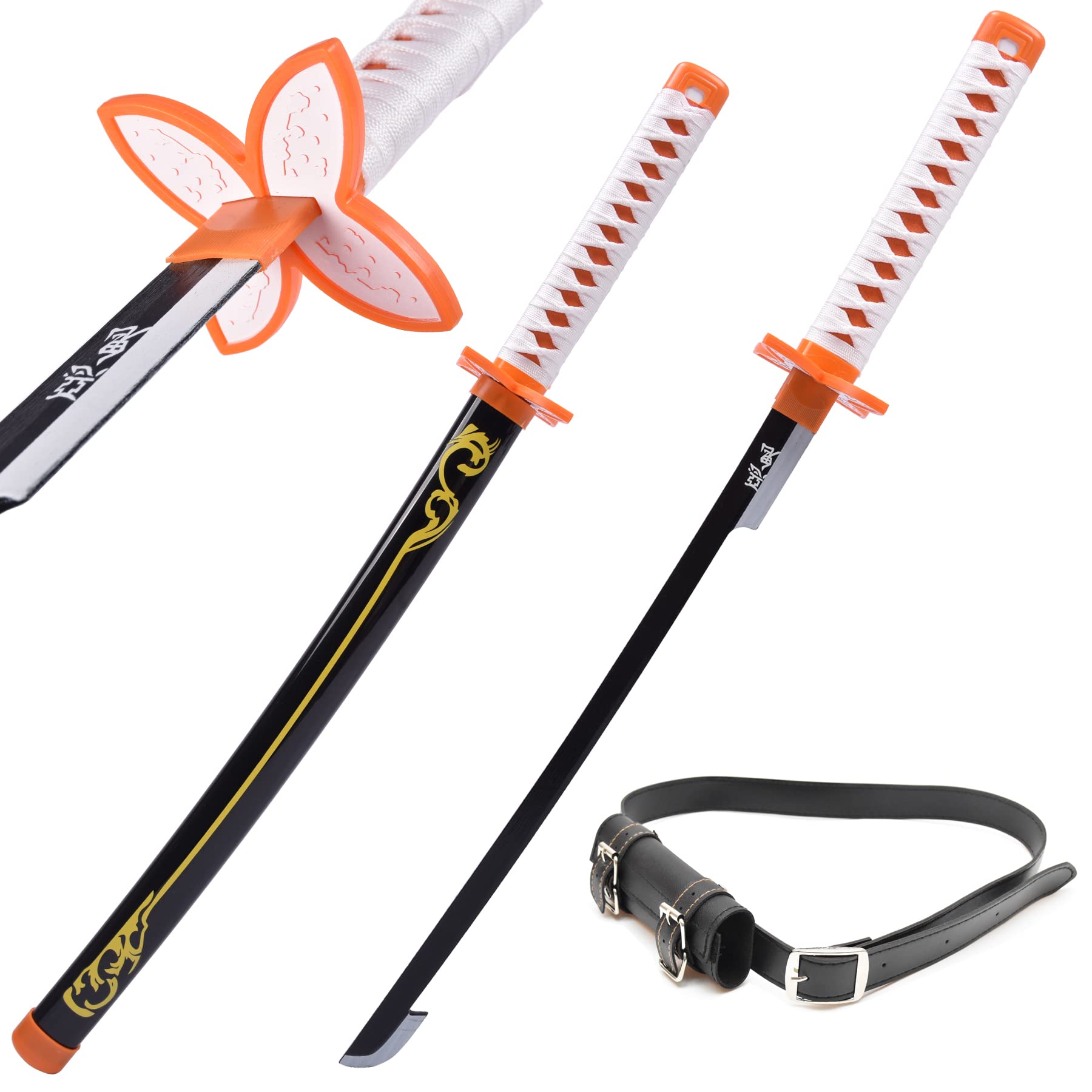 Demon Slayer Sword 31 Inches About 78 Cm Rengoku Sword | Desertcart ...