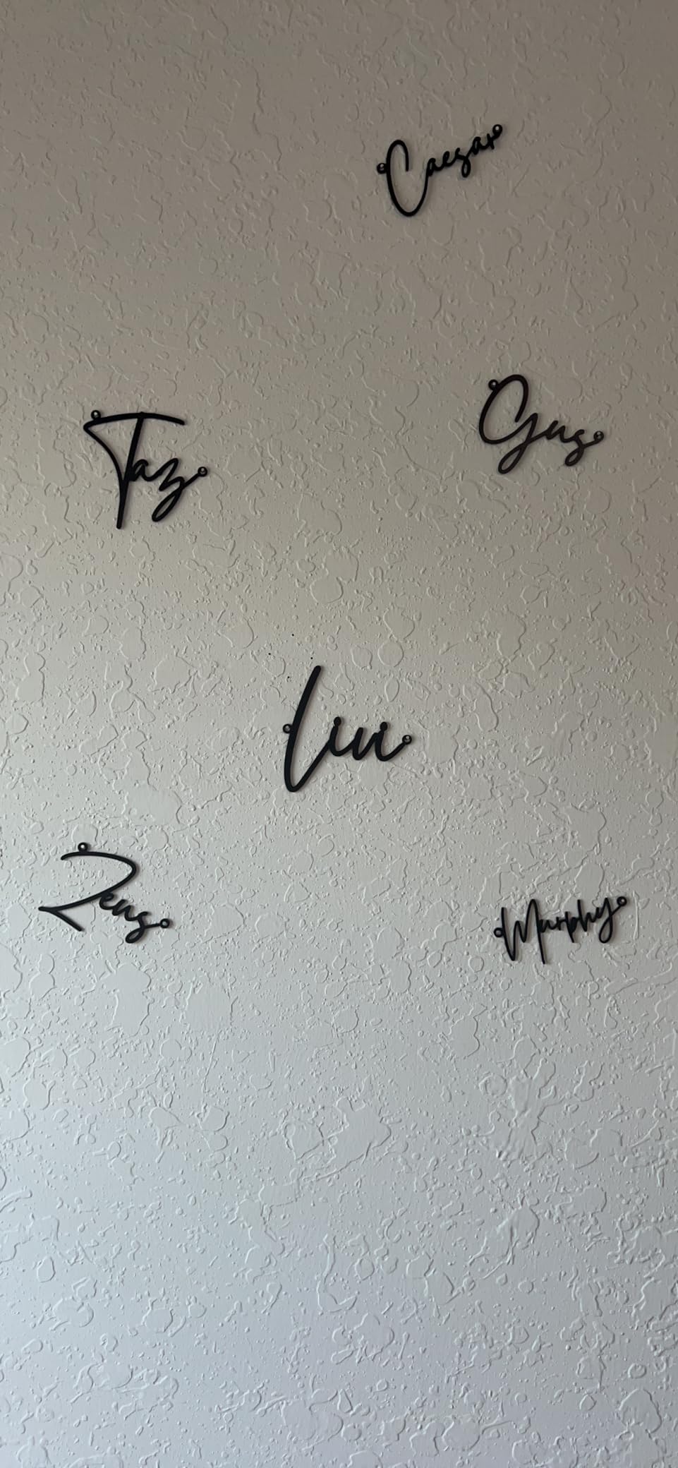 Amazon.com: Custom Metal Words - Personalized Laser Cut Names - Script ...