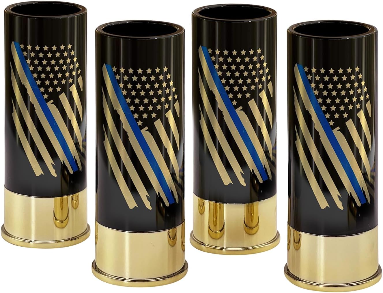 Amazon.com | MyGiftHub drinking glass- Set of 4 12 GA shot Glass with ...