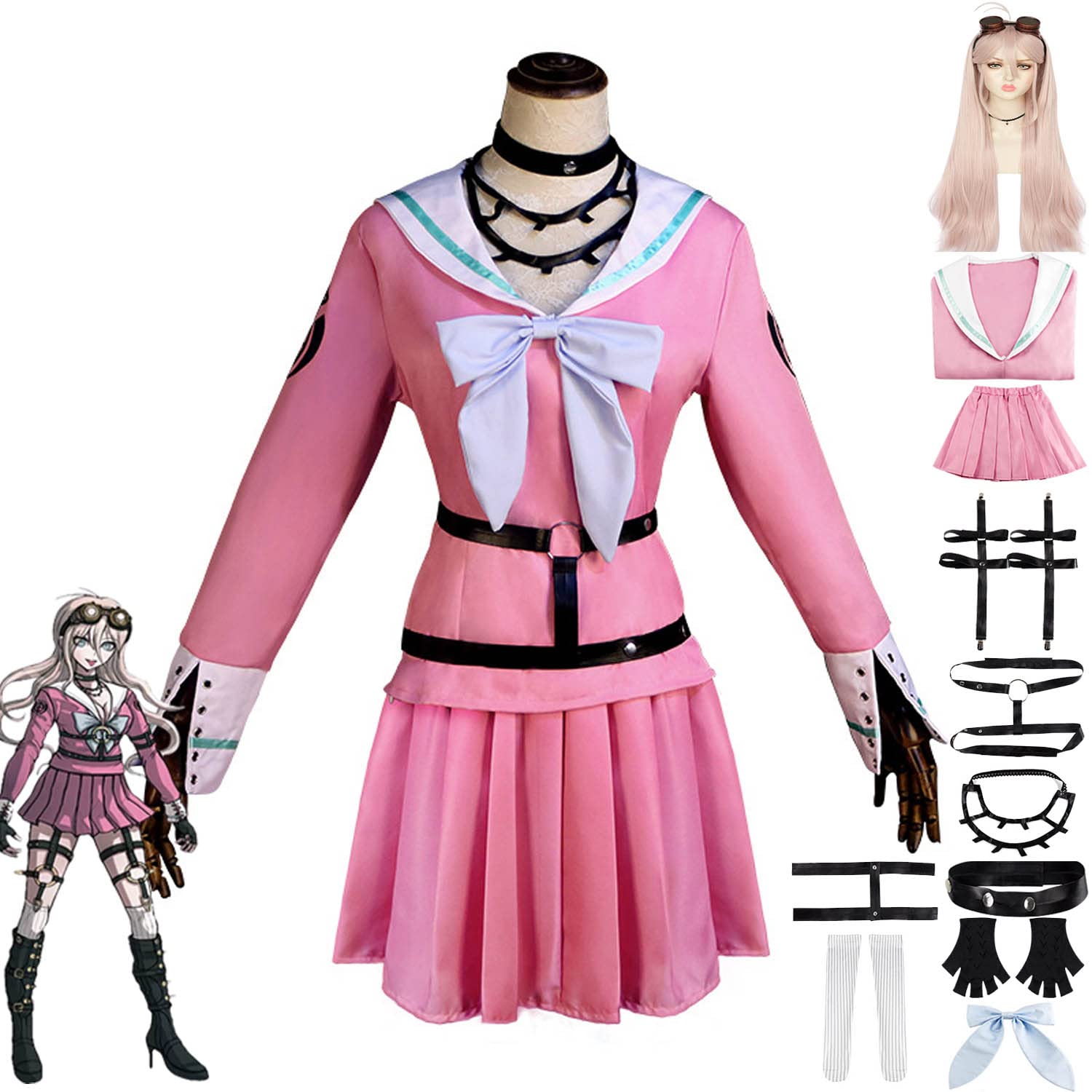 Buy V3 Anime MIU Iruma Cosplay Costume Outfit Koizumi Mahiru Chiaki ...