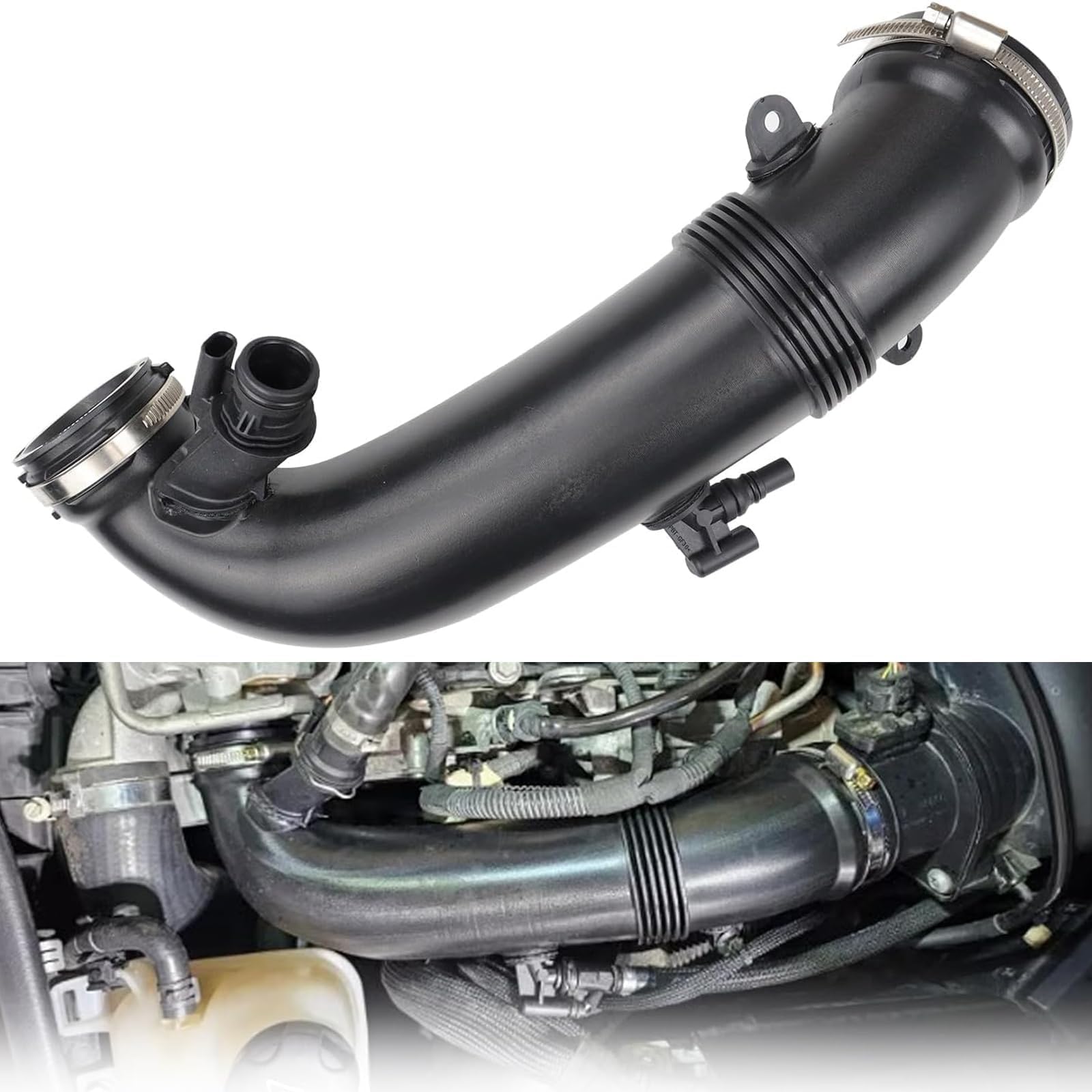 Amazon.com: 13717607778 Air Duct Intake Hose Boot Pipe Tube Compatible ...