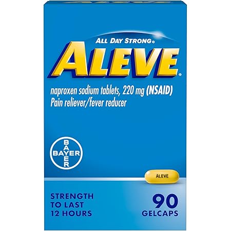 Amazon.com: Aleve Back and Muscle Pain Tablets, Fast Acting All Day ...