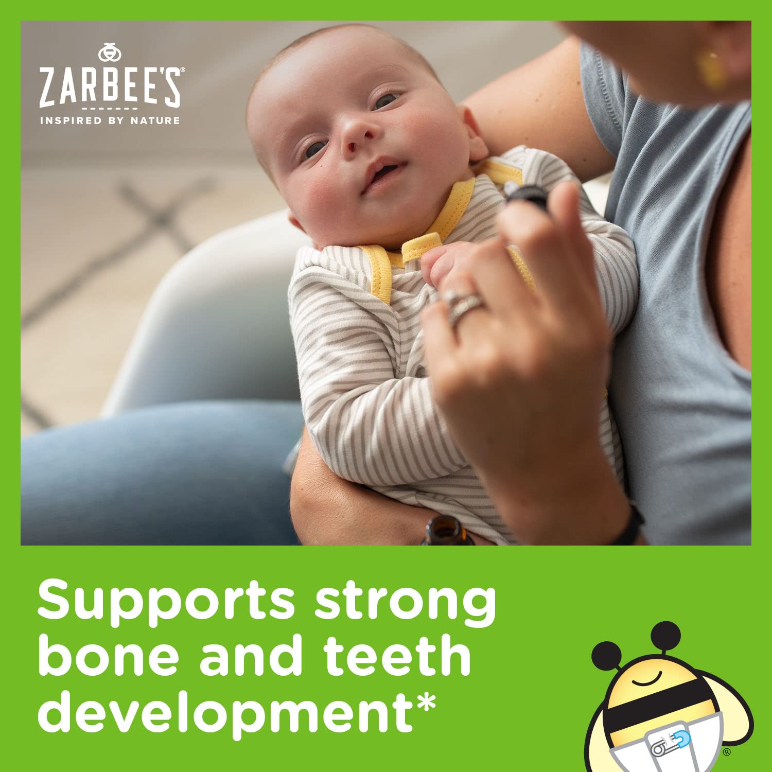 Snapklik.com : Zarbees Vitamin D Drops For Infants, 400IU