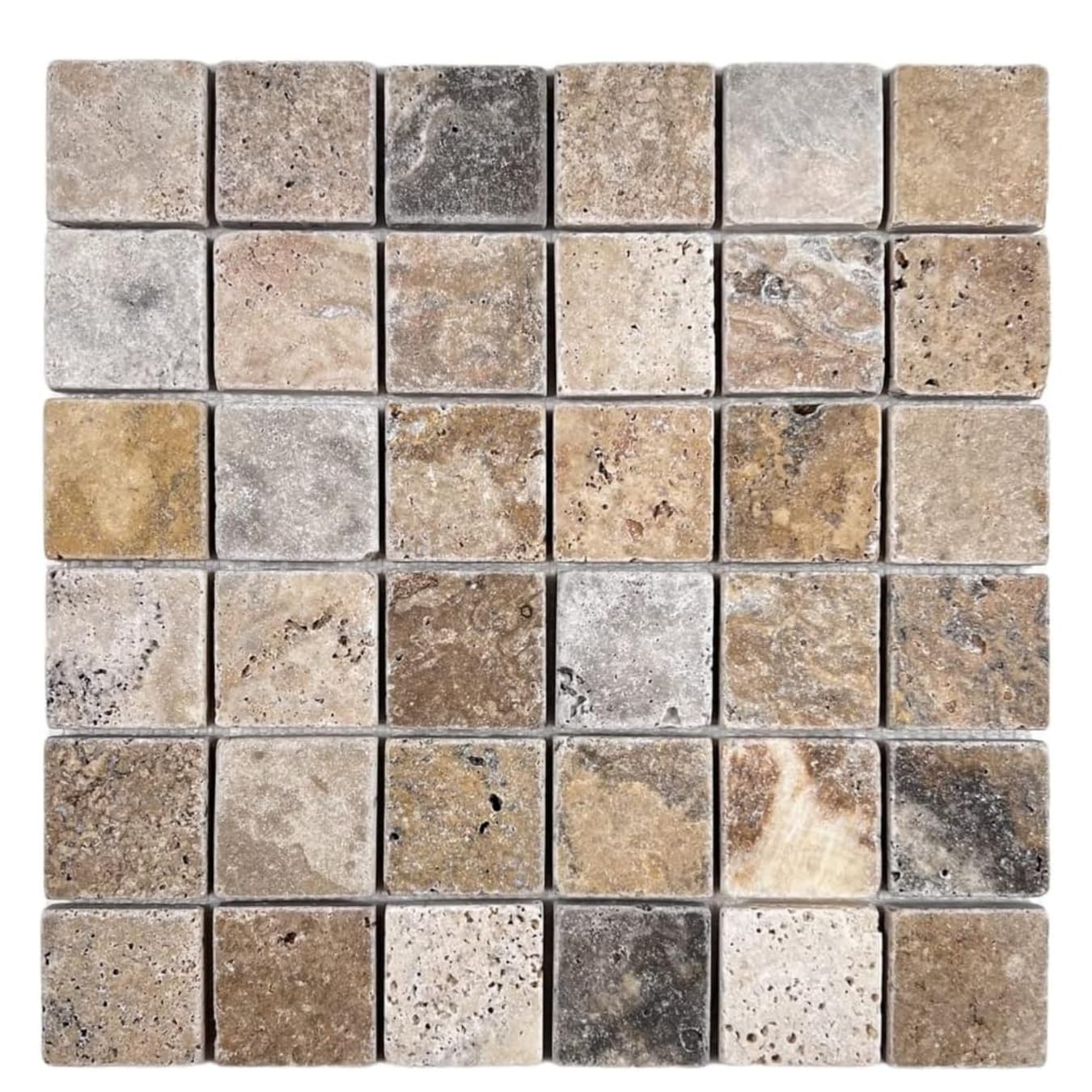 Tumbled Stone Backsplash Tile