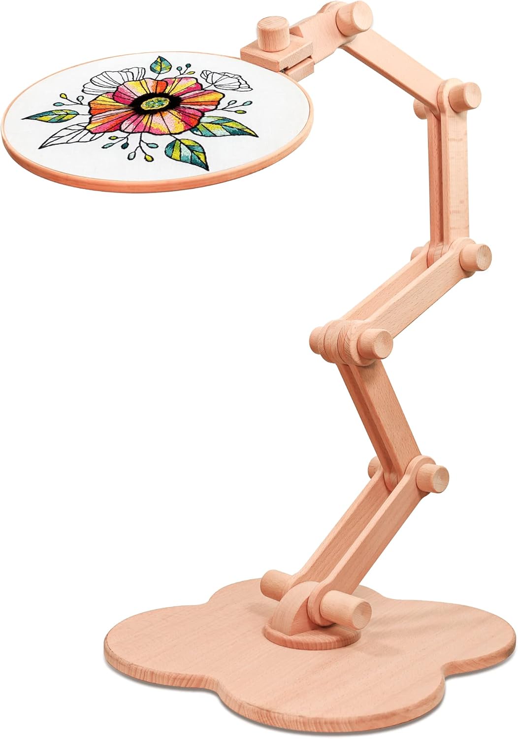 Adjustable Embroidery Hoop Stand - Rotated Cross Stitch Stand ...