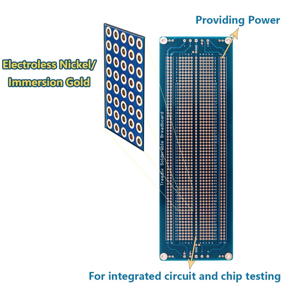 Snapklik.com : Treedix 3 Pcs Universal Board Solderable BreadBoard PCB ...