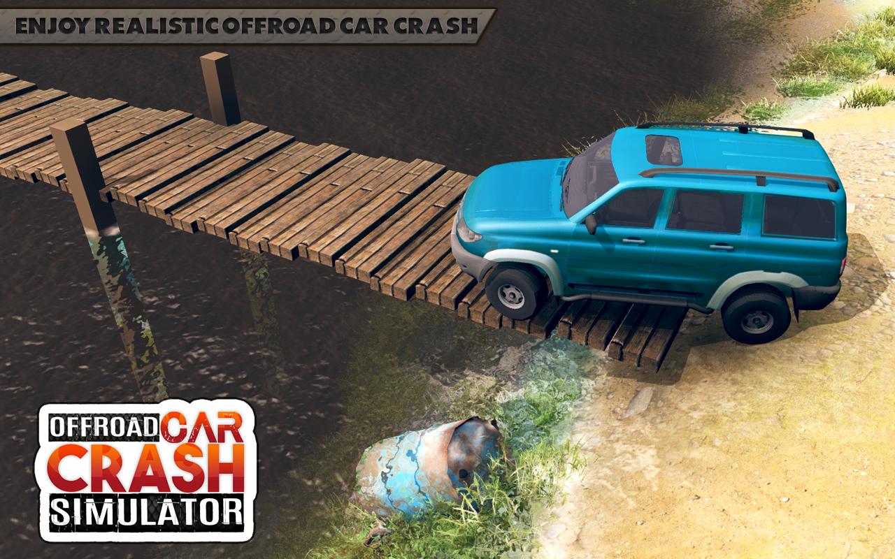 Offroad Crash Drive Simulator 3D Game 2023: Real Car Crash Stunts Open ...