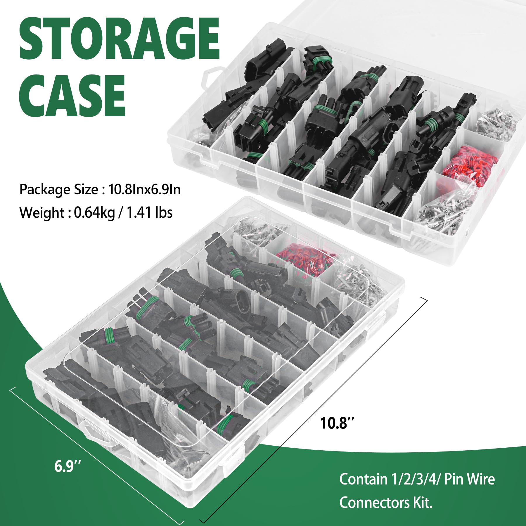 Snapklik.com : 502Pcs 28 Kits Waterproof Automotive Electrical ...