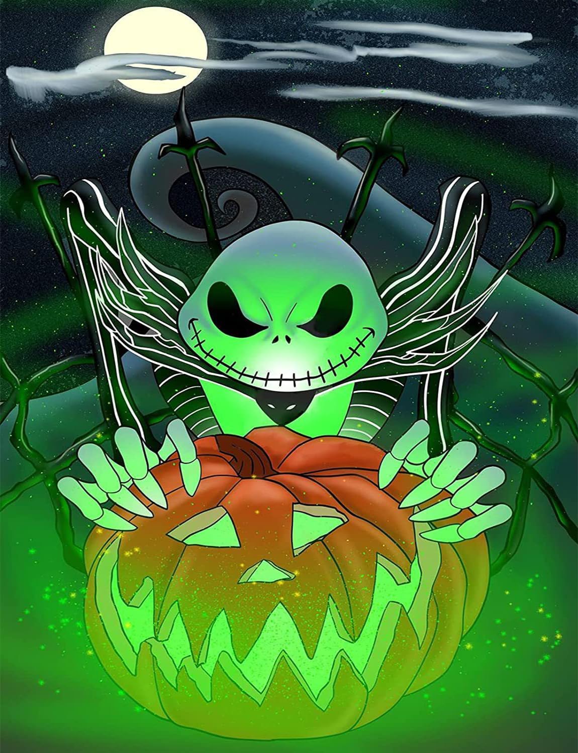Amazon.com: CLAKINLA Halloween Diamond Painting Kits for Adults ...