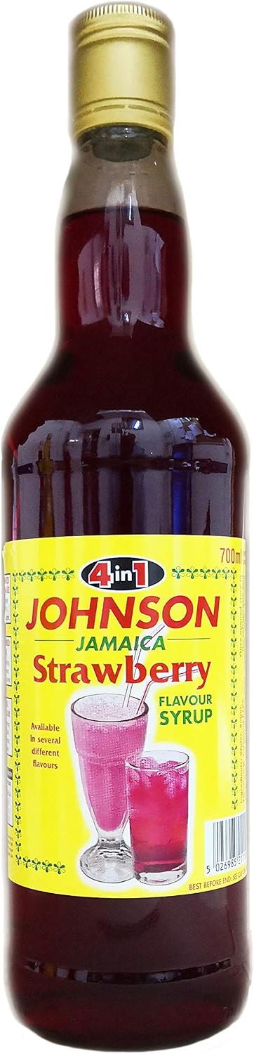 Johnson Jamaica Strawberry Flavour Syrup 700ml : Amazon.co.uk: Grocery