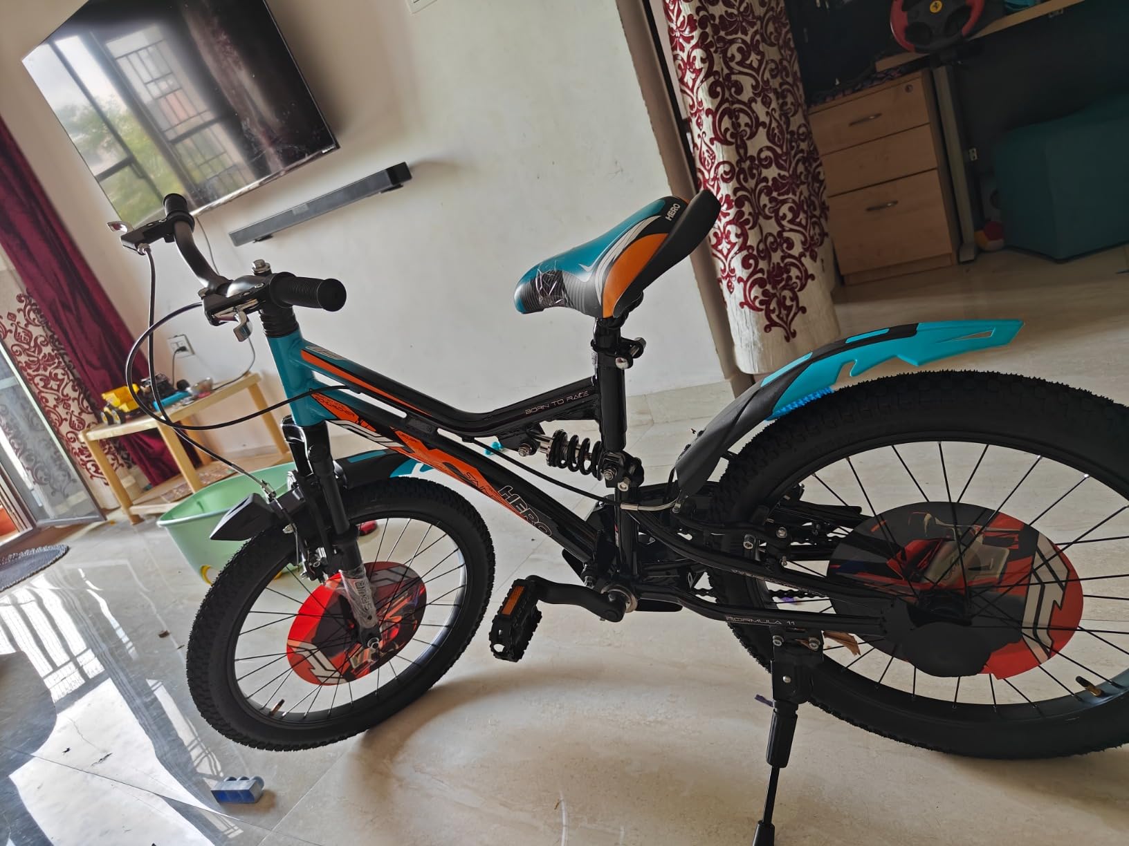 Buy Hero F11 20T Bicycle for Kids | Dual Suspension | V Brake | Single ...
