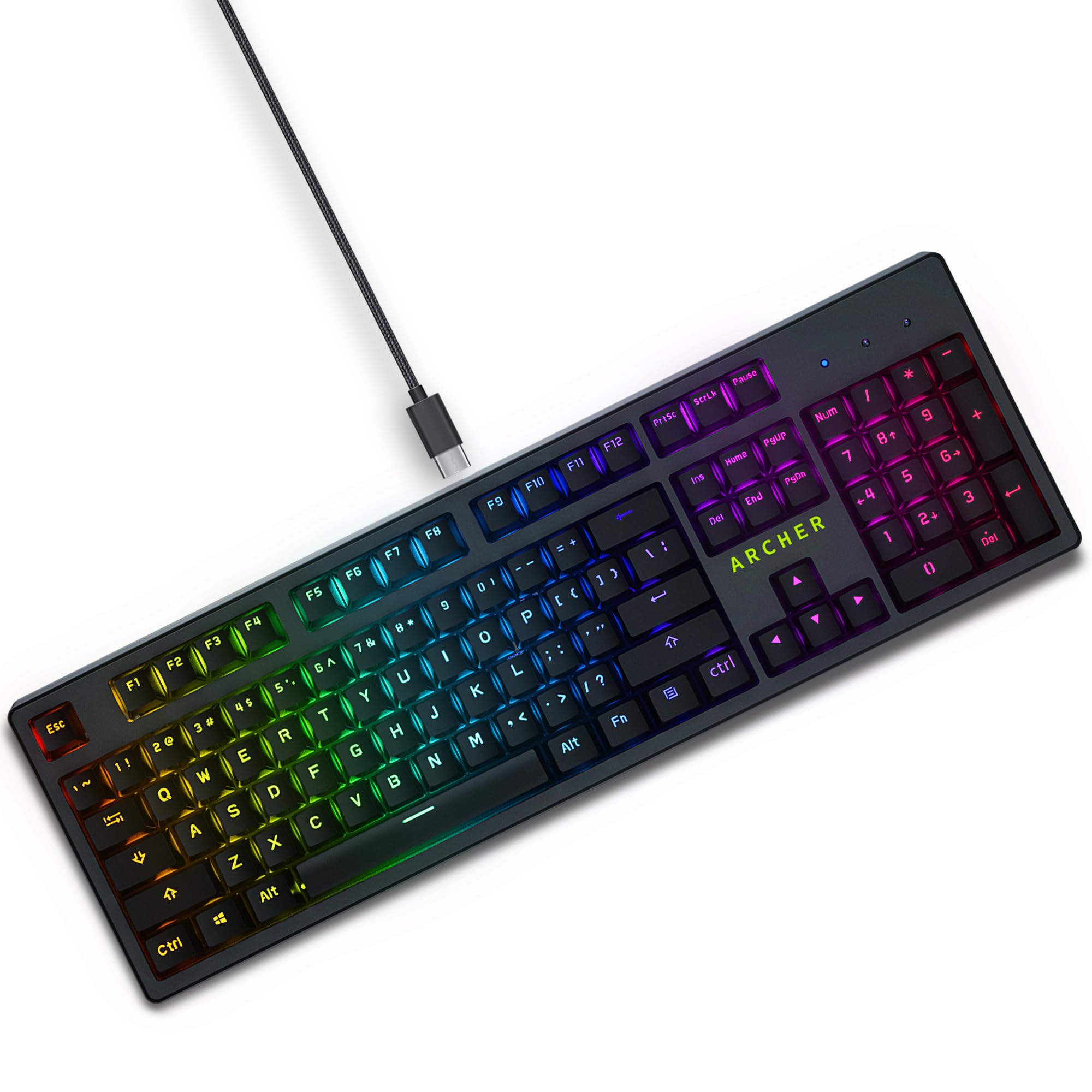 Amazon.in: Buy Archer Tech Lab RGB Gaming Mechanical Keyboard with ...