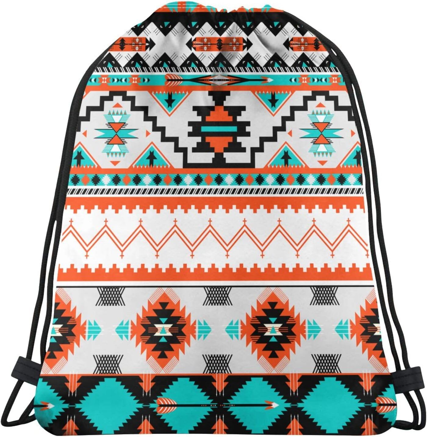 Amazon.com | QISENTIS Aztec Design Drawstring Backpack Bag Southwest ...