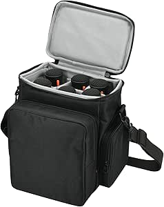 Amazon.com: TXEsign Travel Carrying Microphone Case, Adjustable 6 Slots ...