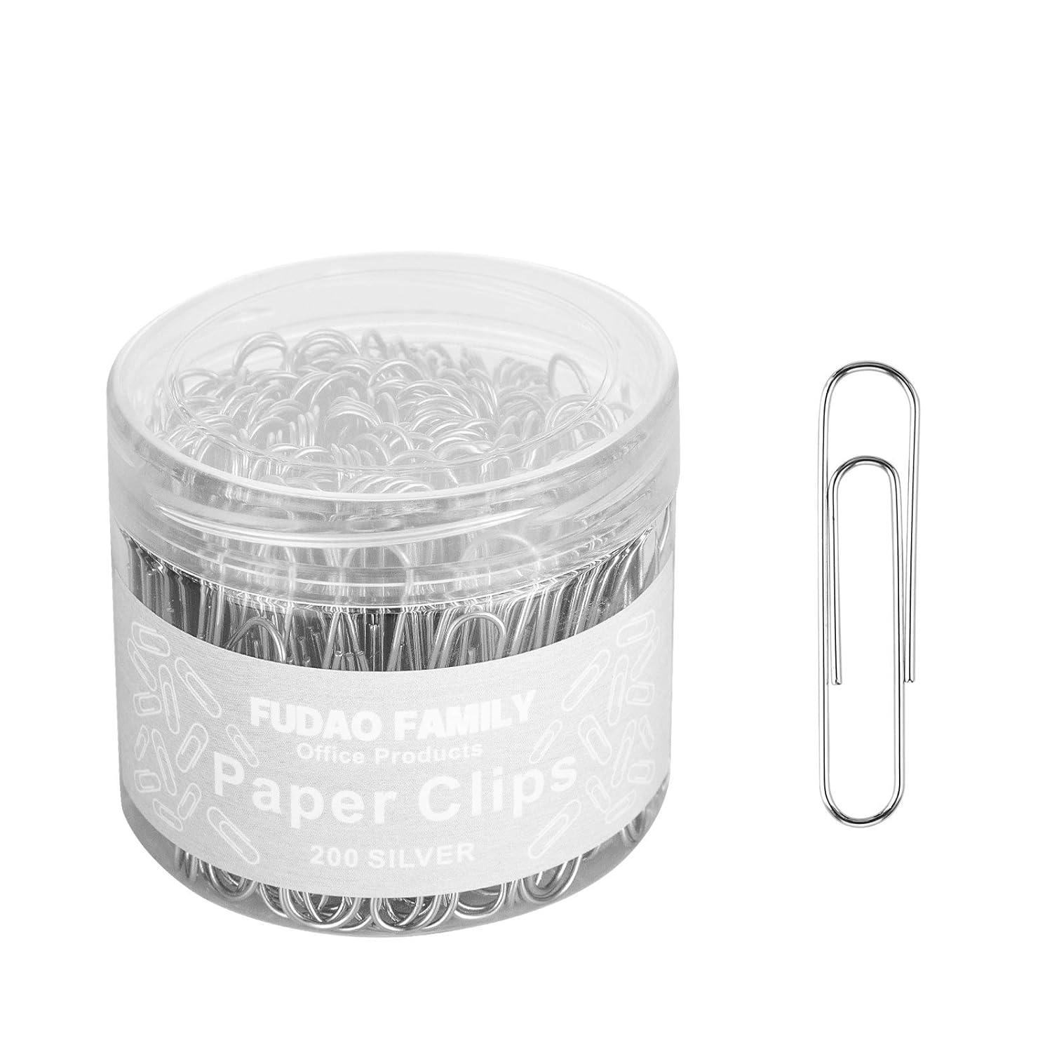 Jumbo Paper Clips, 50mm Paper Clip, 200 pcs Large Paperclips : Amazon ...