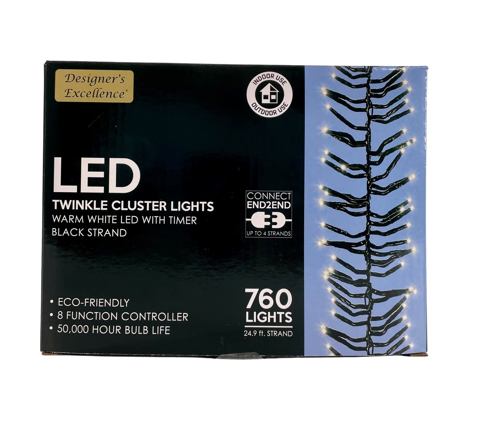 Amazon.com : Designer's Excellence Multi Function Twinkle Cluster Light ...