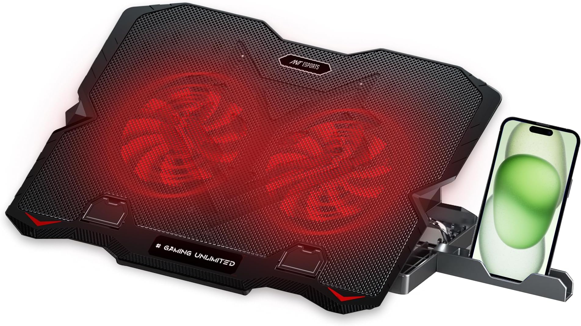 Ant Esports NC150 Ultra Slim and Sturdy Portable Laptop Cooling Pad ...