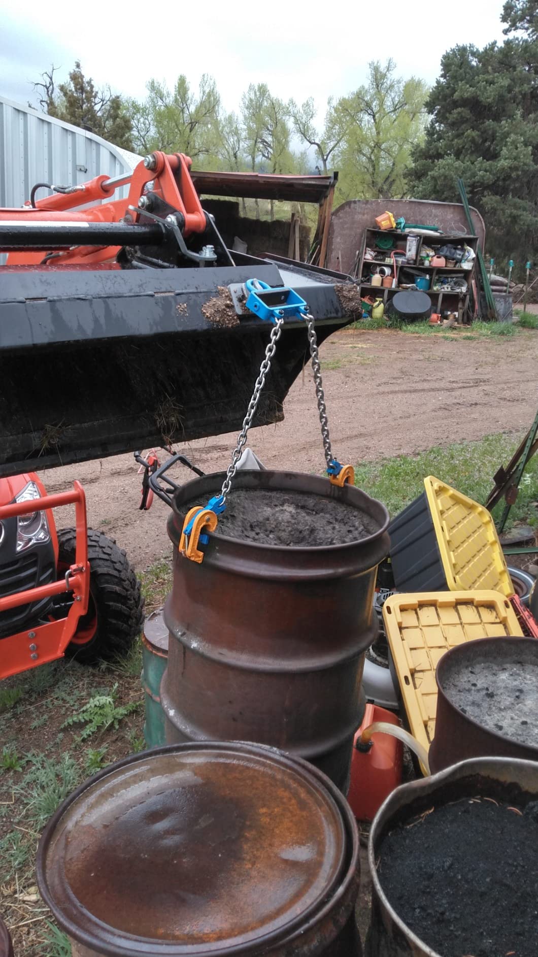 $11/mo - Finance FITHOIST Chain Drum Lifter | 2200 lbs Vertical Drum ...
