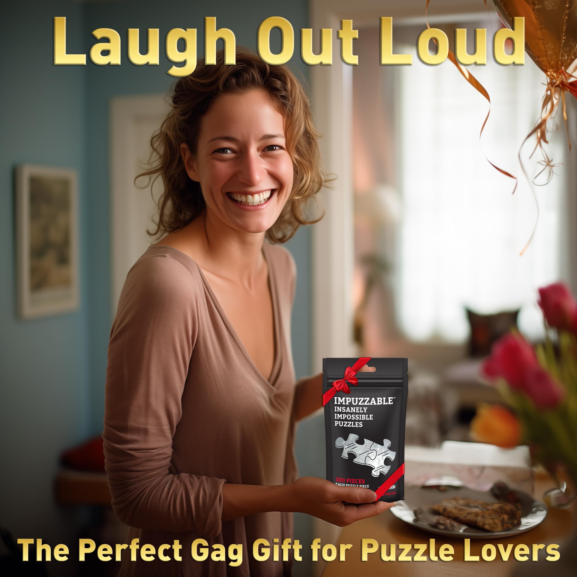 Snapklik.com : Funwares ImPuzzable Insanely Impossible Puzzle: Clear ...