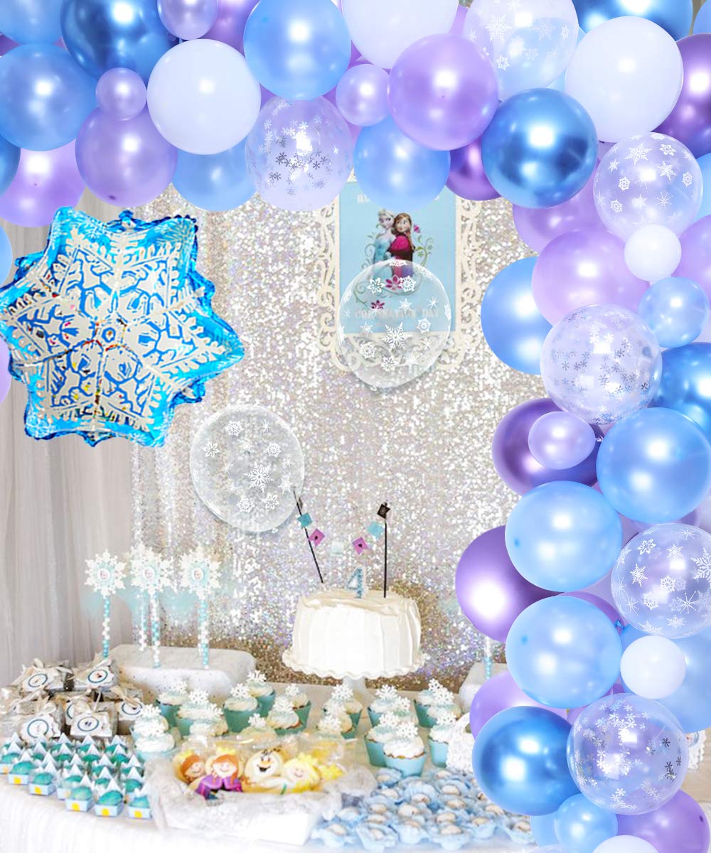 Icy Princess Themed Princess 1st, 2nd and 3rd Birthday PartySnow flake ...