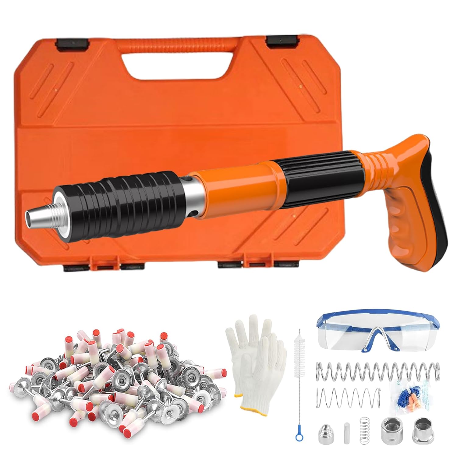 Amazon.com: Manual Mini Steel Nail Gun- 5 Speed Adjustable Mini Nail ...