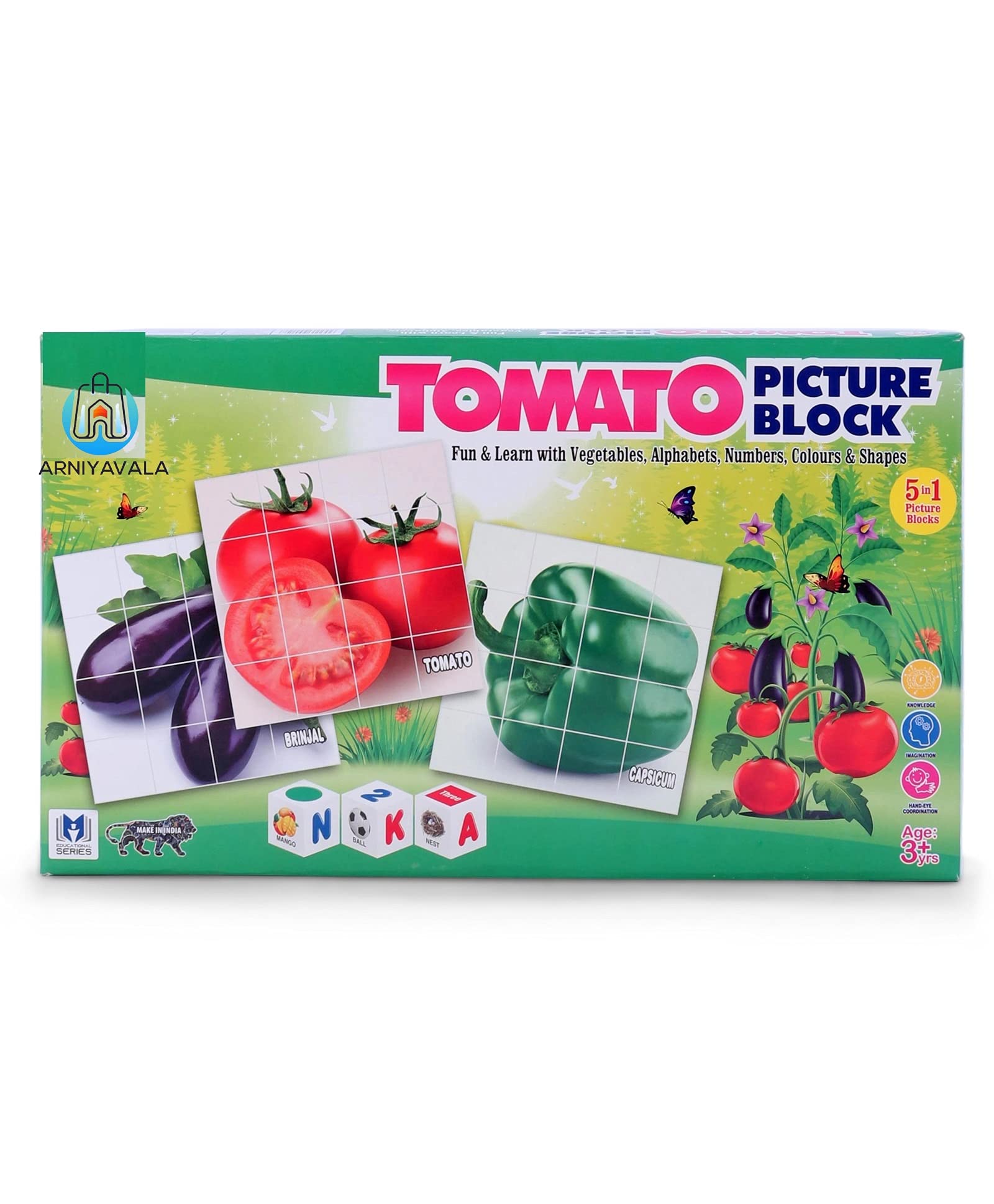 Buy ARNIYAVALA Tomato Vegetable Blocks for Kids to Enhance Their ...