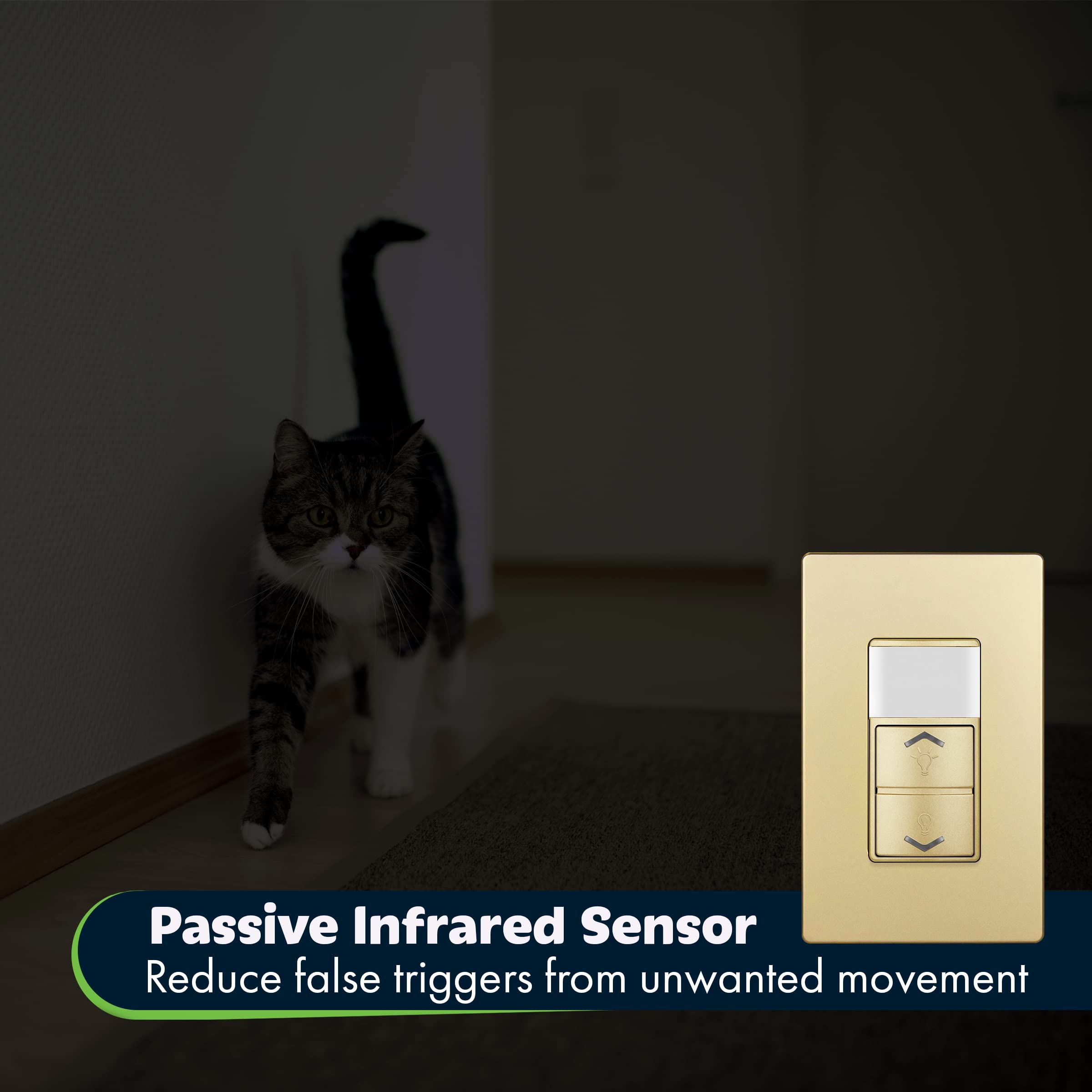 Snapklik.com : TOPGREENER Motion Sensor Light Switch Dimmer, Electronic ...