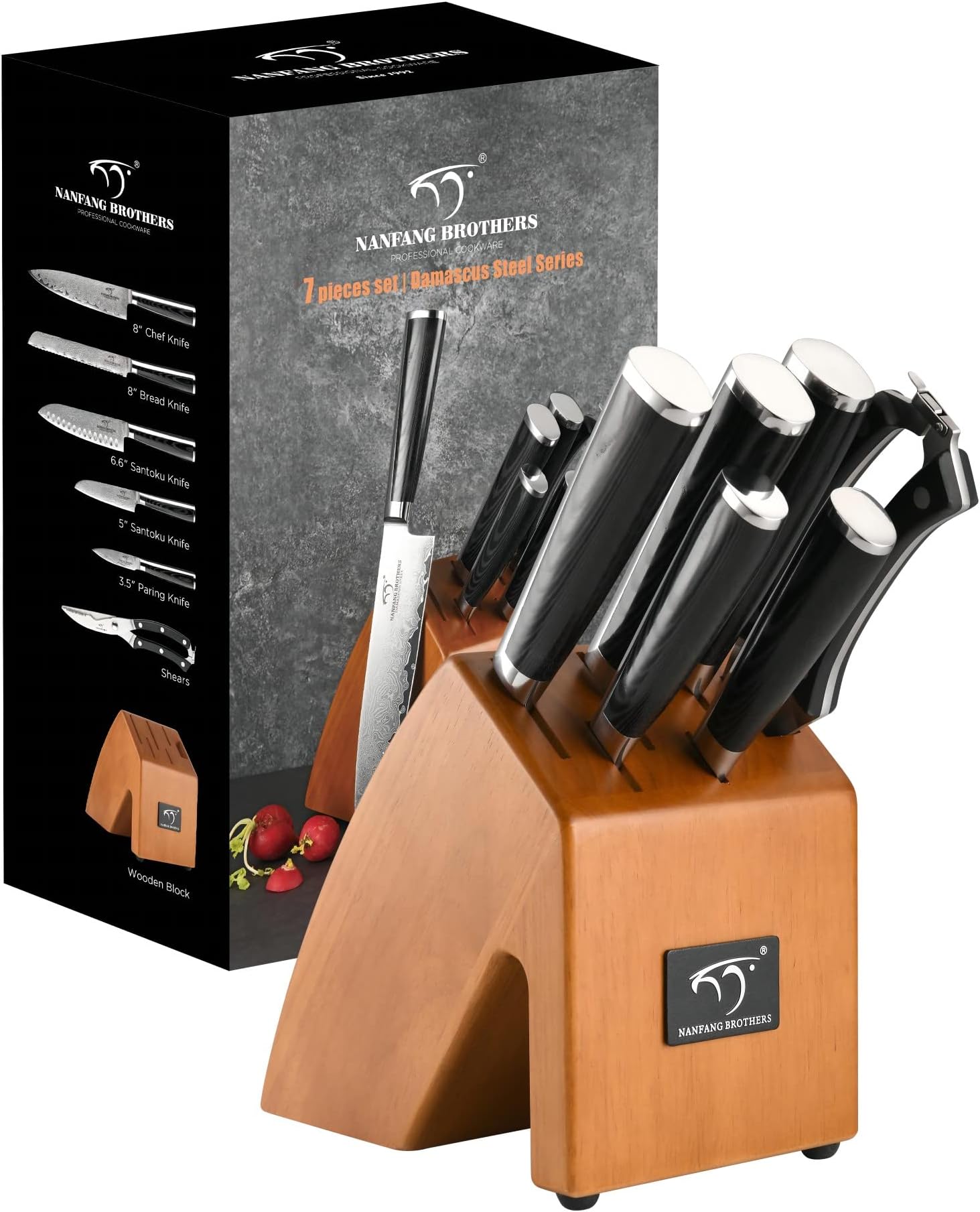 Amazon.com: 16-Piece Executive Knife Block Set with VG-10 Super Steel ...