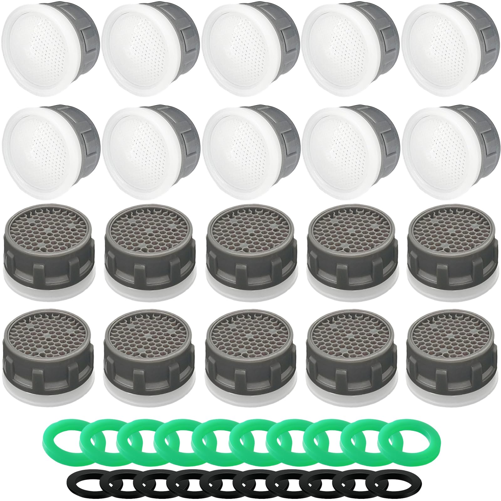 Faucet Aerator, 1.5GPM Flow Limiter Insert, Faucet Aerator Replacement ...