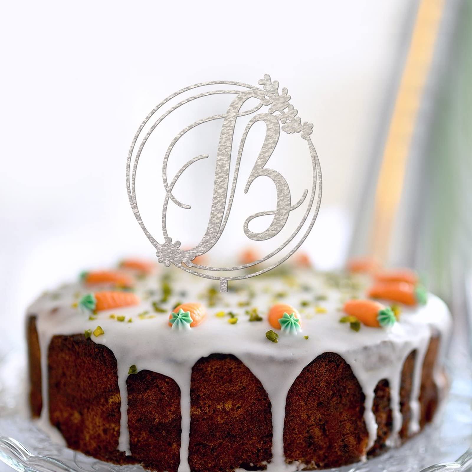 Cake Toppers Letter B Twig Cake Toppers From A To Z | Emmaline Bride®
