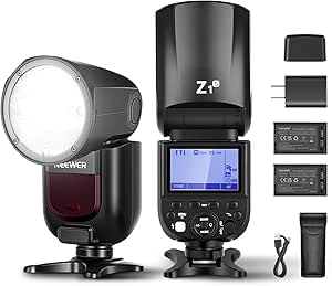 Amazon.com : NEEWER Z1-S TTL Round Head Speedlite Flash Kit for Sony ...