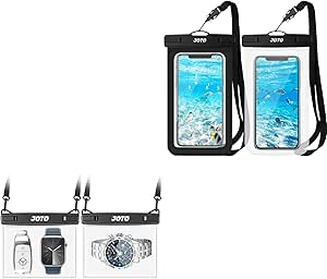 Amazon.com: JOTO Waterproof Phone Pouch Bundle with 2 Pack Waterproof ...