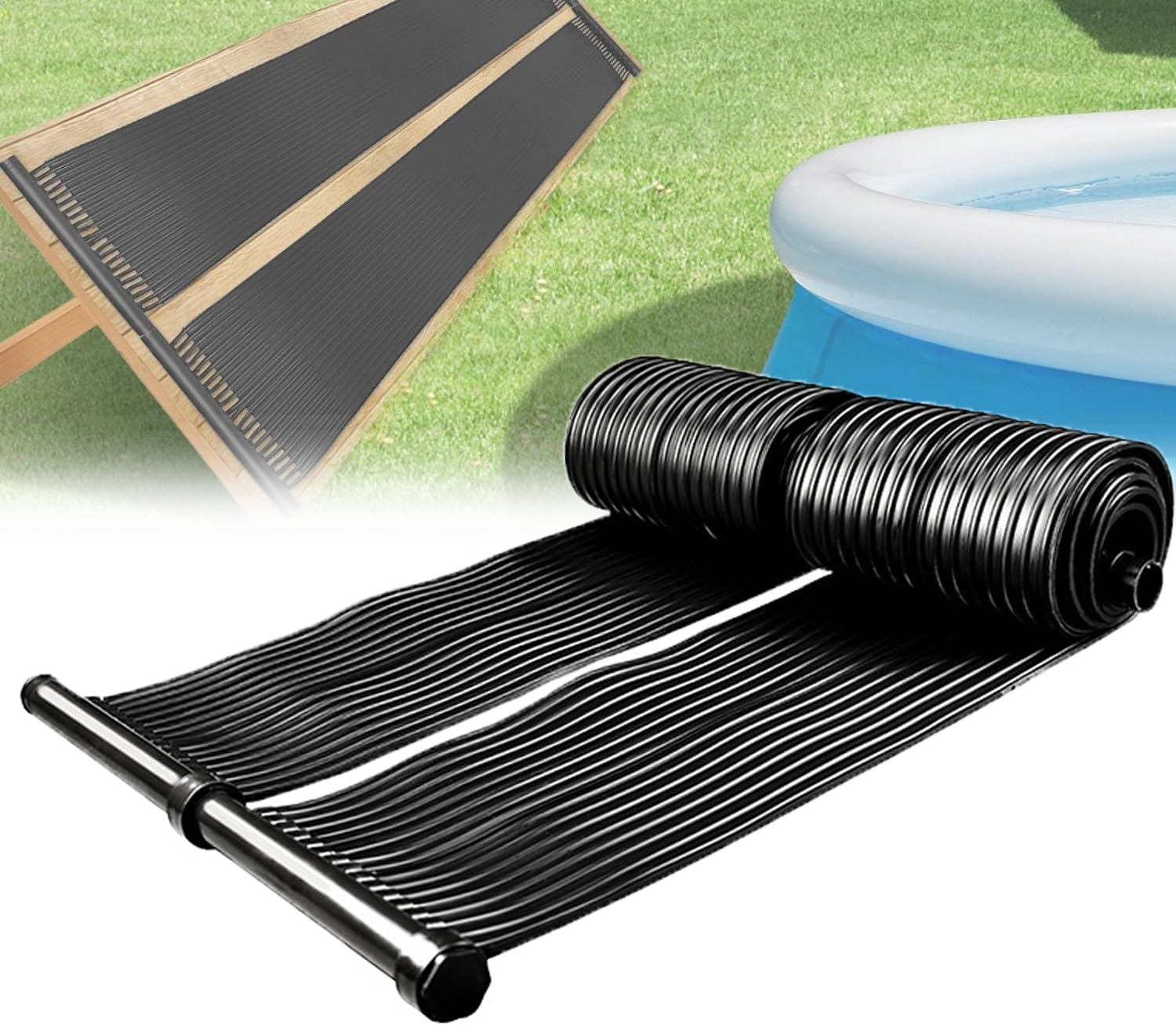 Amazon.com: MiBoce Solar Pool Heater Panel, 3m Pool Heating Panels ...