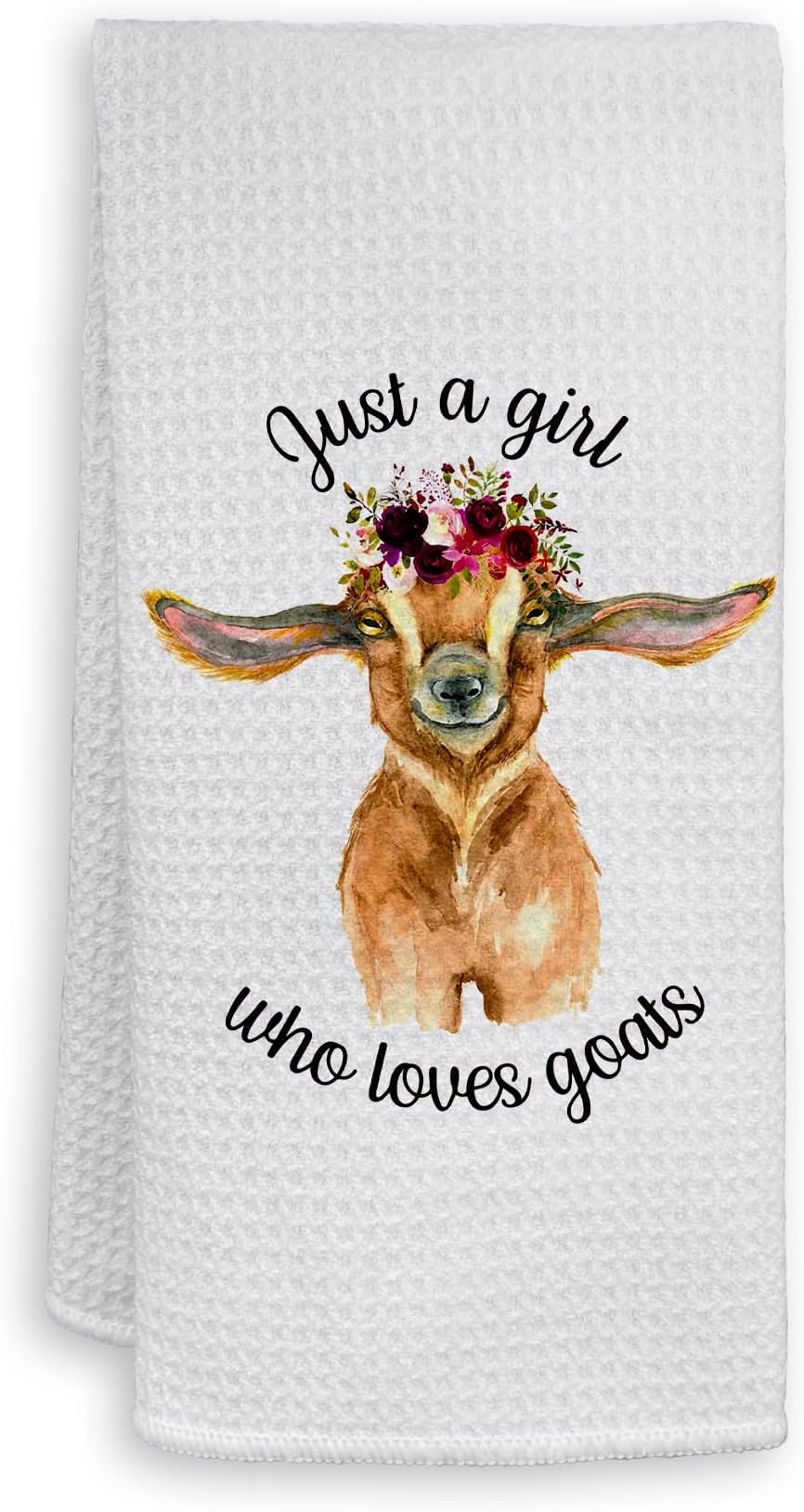 Amazon.com: HIWX Just A Girl Who Loves Goats Goat Lover Decorative ...