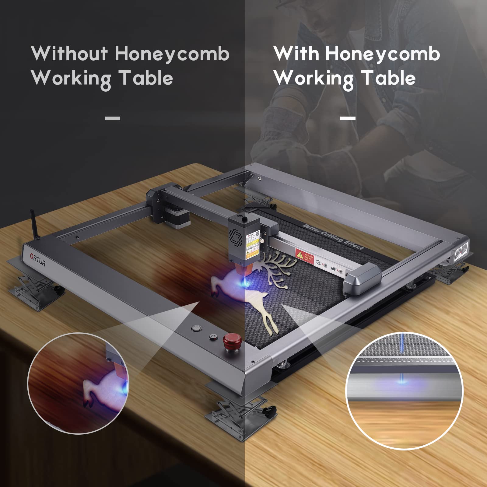 Snapklik.com : Honeycomb Laser Bed, Laser Cutting Honeycomb Working ...