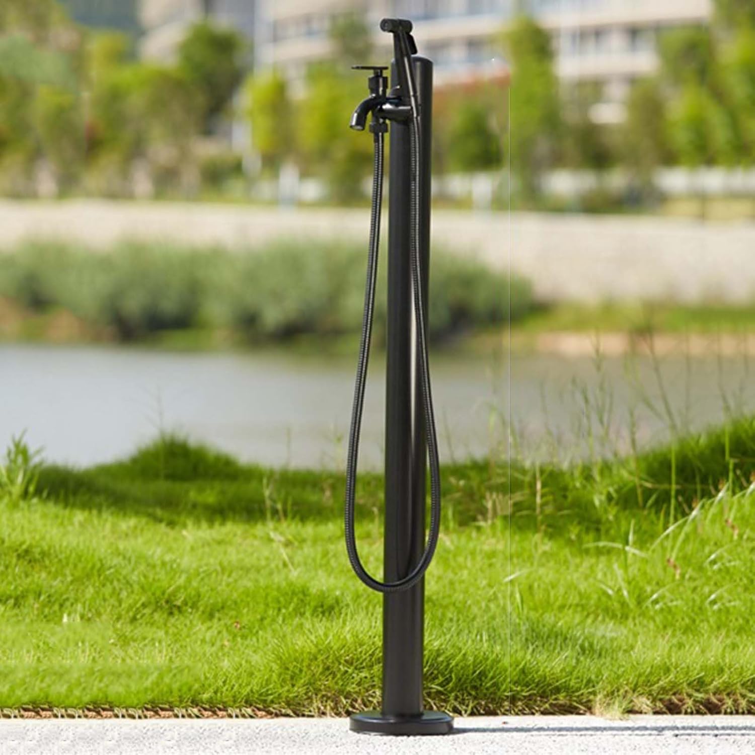 Amazon.com: RIYIFANRONG Modern Stainless Steel Garden Water Column with ...