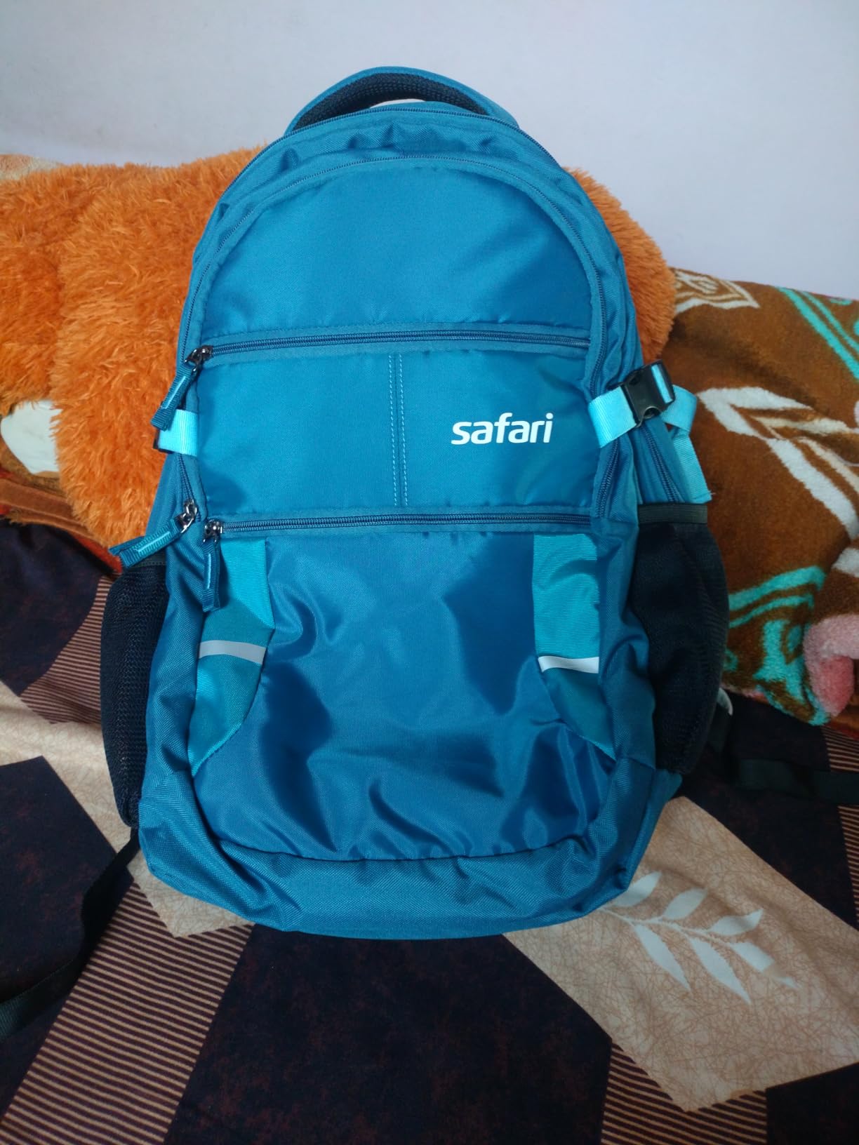 Buy Safari Omega spacious/large laptop backpack with Raincover, college ...