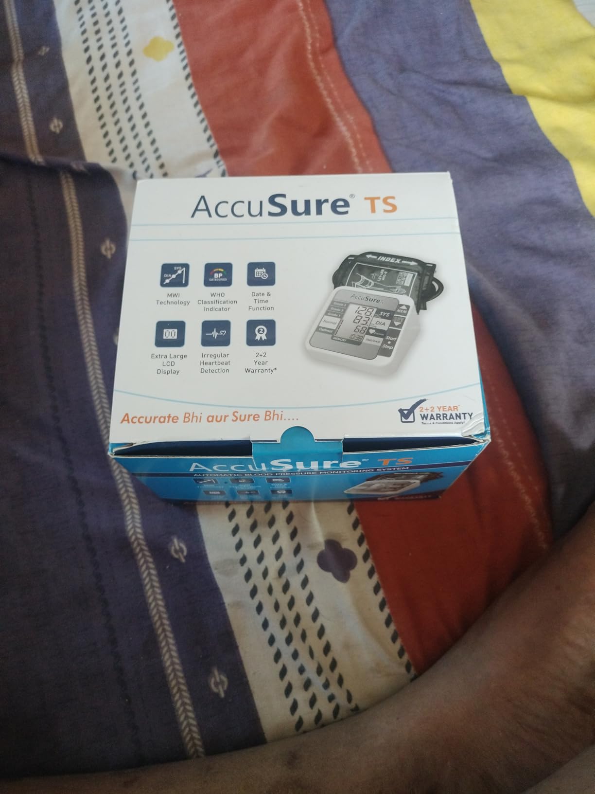 AccuSure TS Automatic Digital Blood Pressure Monitor BP Machine ...