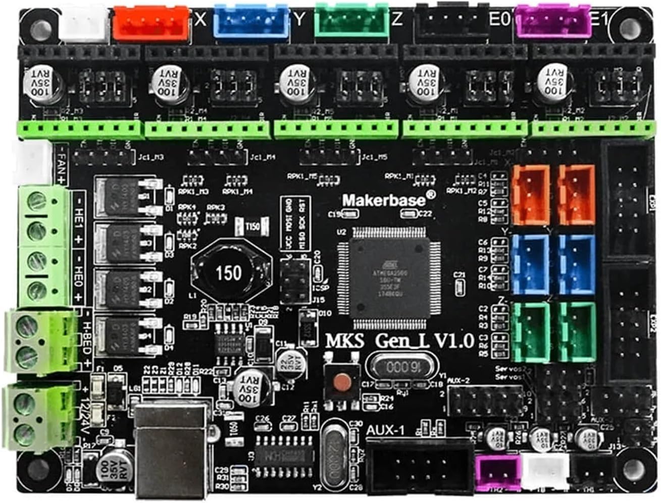 APAAZO Makerbase MKS Gen_L V2.1 Carte mère imprimante 3D Carte de contrôle Prise en Charge ...