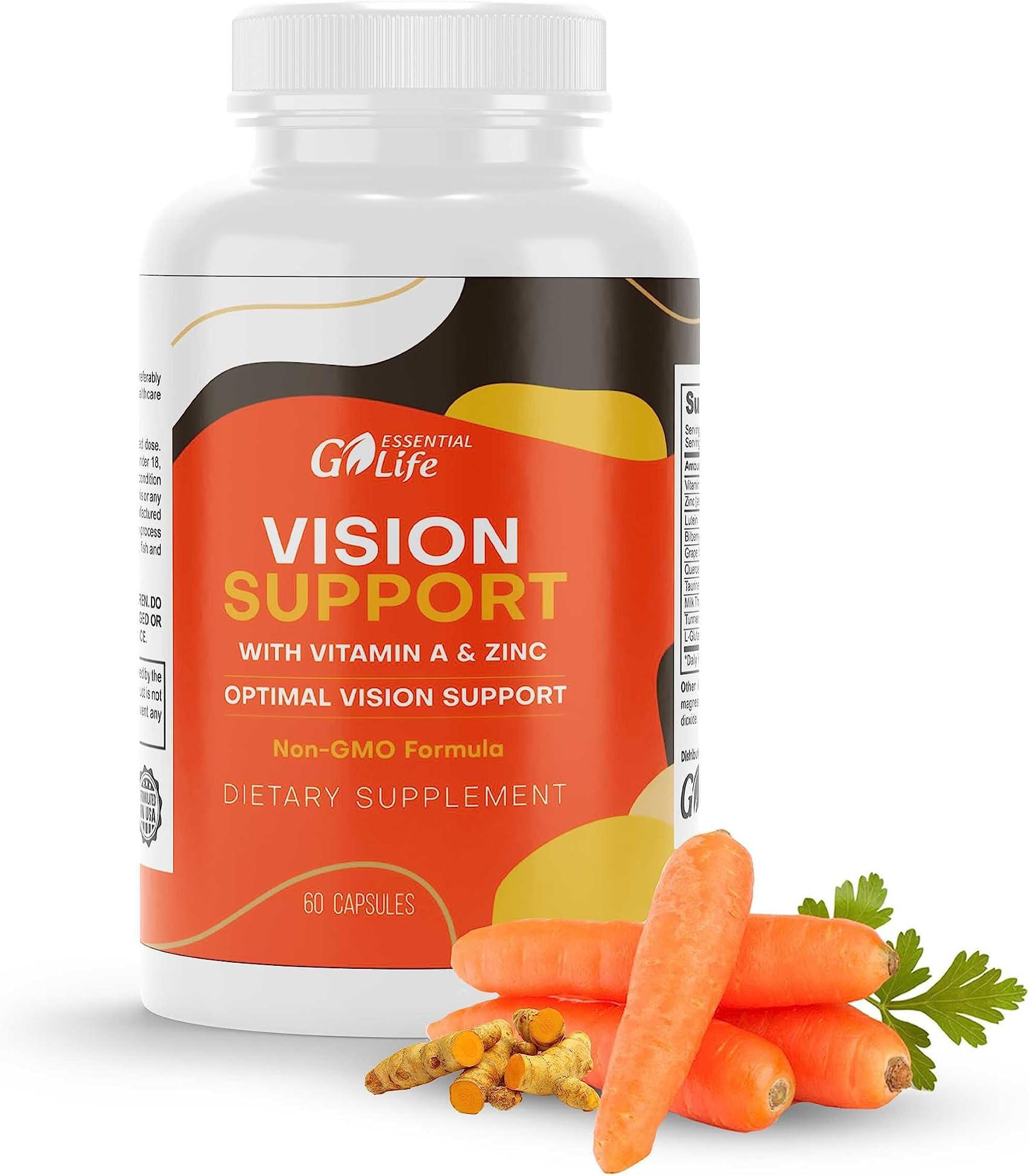 Amazon.com: Go Essential Life Eye Care Vision Support Supplement ...