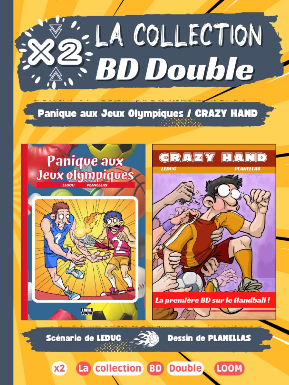 Amazon.fr - BD Double : Panique aux Jeux Olympiques + Crazy Hand ...