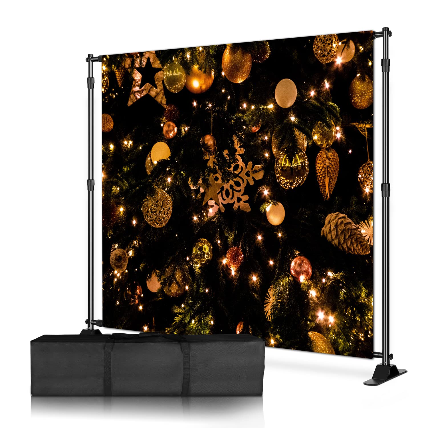 Buy GAYXERGILES 10 x 8 Ft Backdrop Banner Stand, Adjustable Photography ...