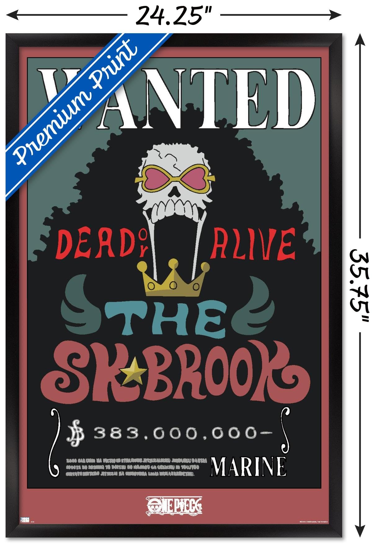 One Piece Wanted Poster Brook My One Piece Wanted Posters | I Am The