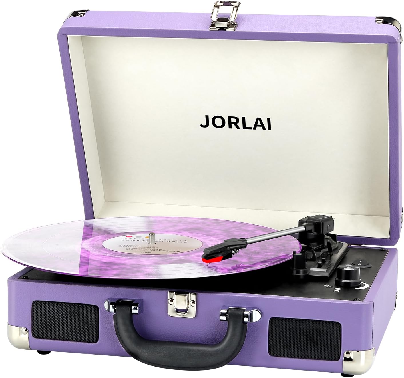 Amazon.com: Vintage Bluetooth Suitcase Record Player with Built-in ...