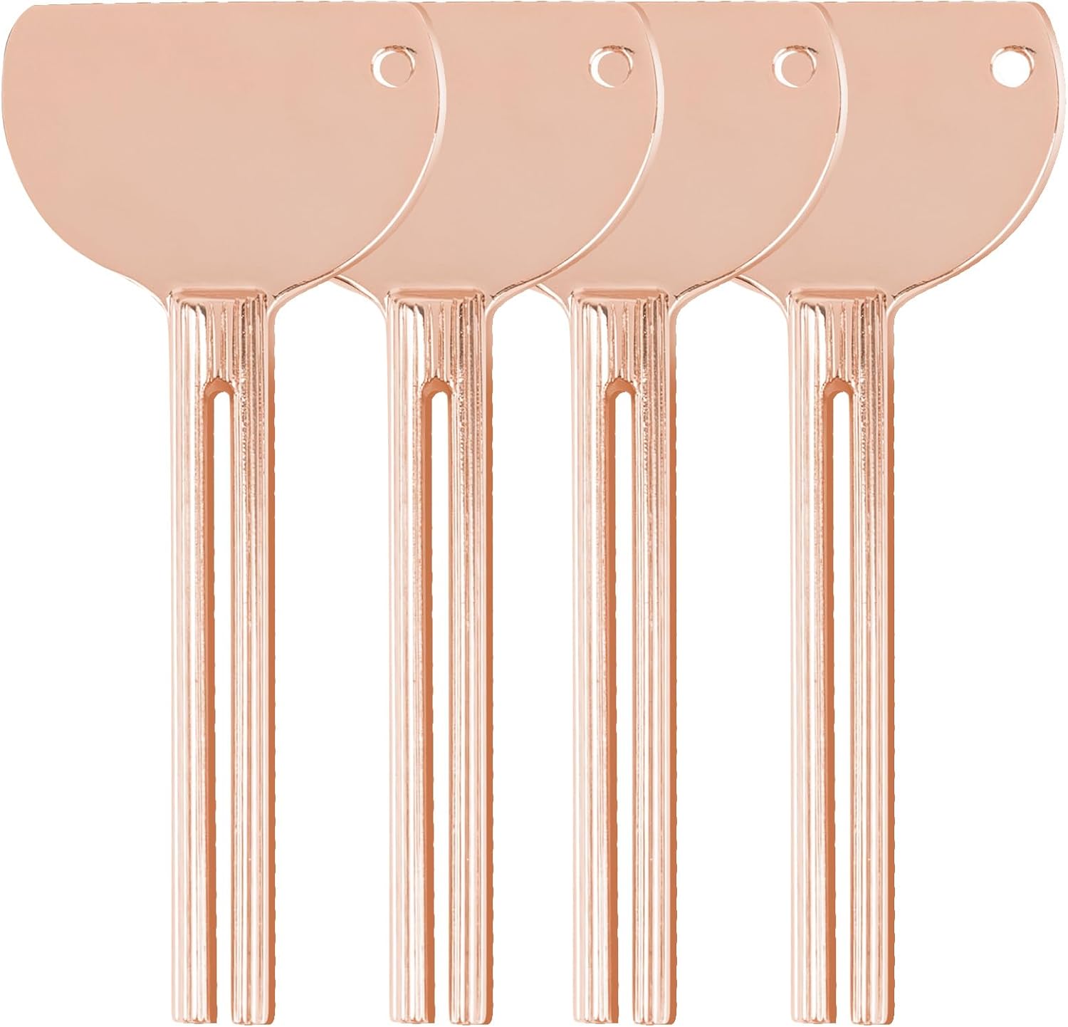 Amazon.com: AUEAR, 4 Pack Rose Gold Stainless Steel Toothpaste Tube ...
