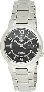 Seiko Men's Seiko 5 Automatic Watch With Analog Display And Stainless ...