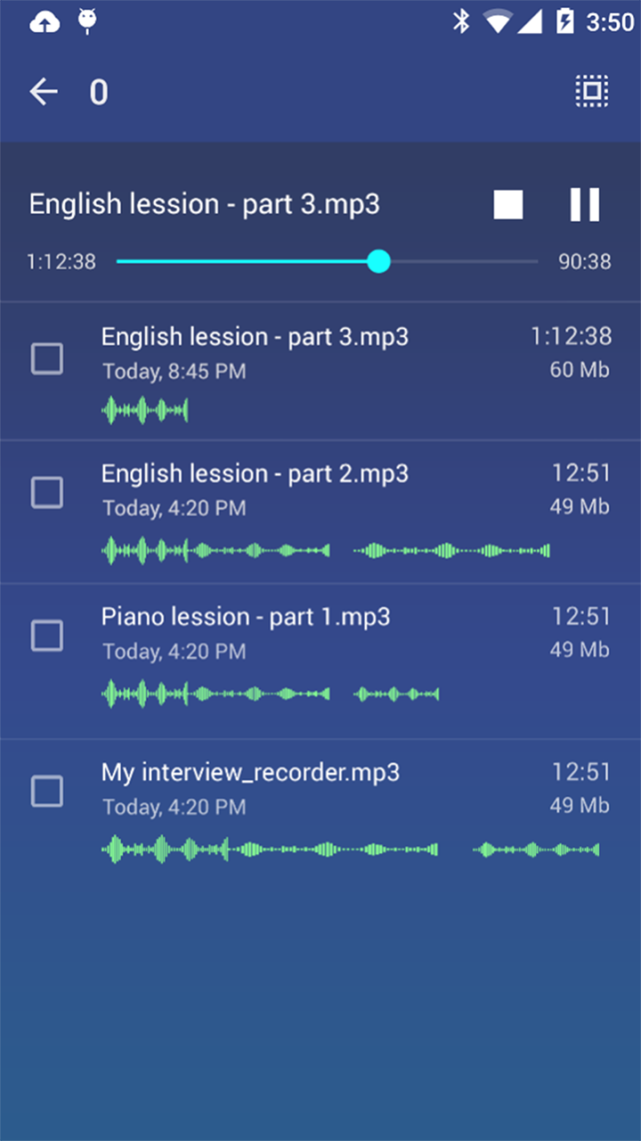 Recordr - Professional sound recorder - App on Amazon Appstore
