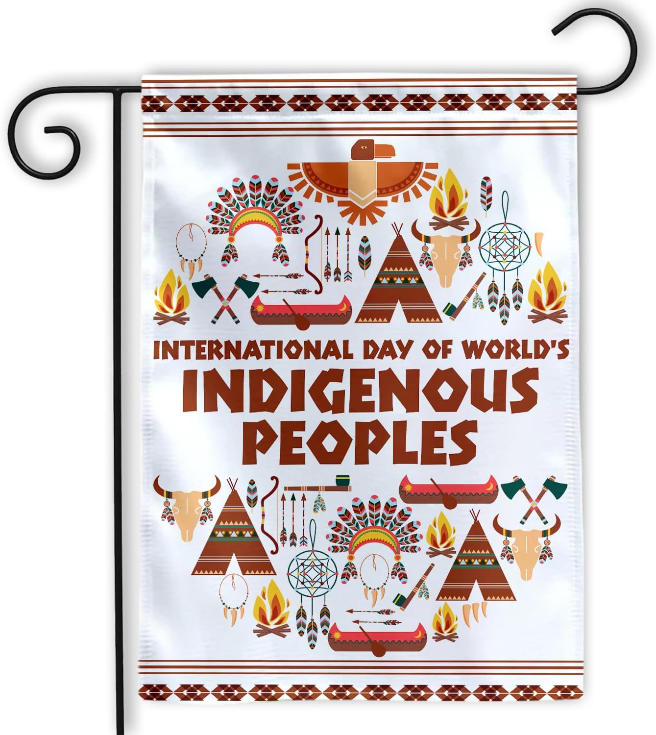 Amazon.com : MAIANEY (12"x18") Indigenous Peoples Day Garden Flag ...